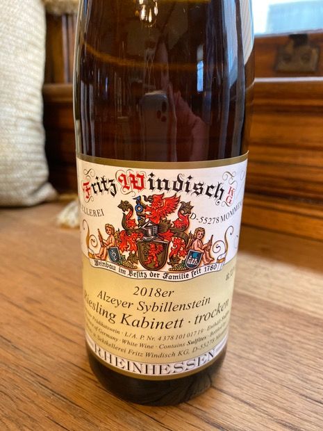 2018 Fritz Windisch Gau-Biscofsheimer Kellersberg Riesling Kabinett ...