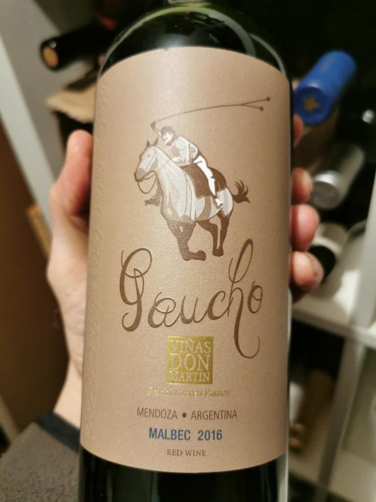 2016 Viñas Don Martín Malbec Gaucho, Argentina, Mendoza - CellarTracker
