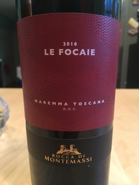 2016 Rocca di Montemassi Maremma Toscana Le Focaie, Italy, Tuscany ...