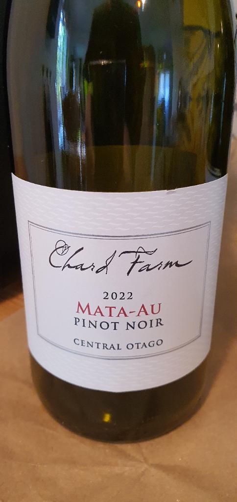 2022 Chard Farm Pinot Noir Mata-Au, New Zealand, South Island, Otago ...