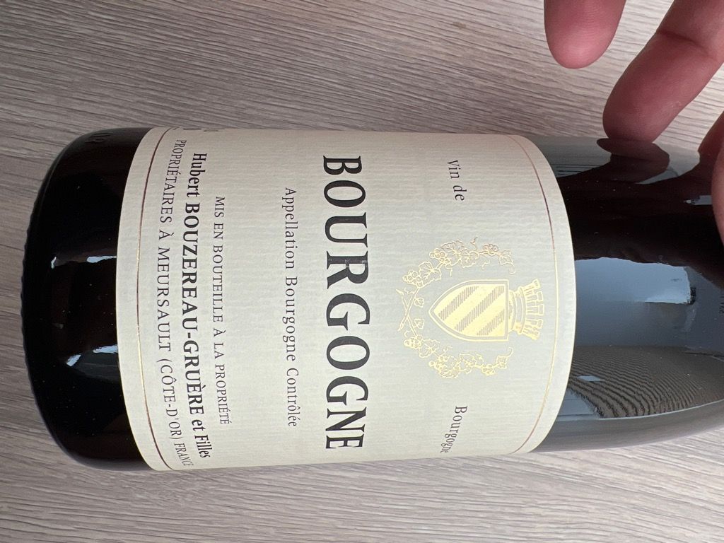 2020 Hubert Bouzereau-Gruère et Filles Bourgogne, France, Burgundy ...