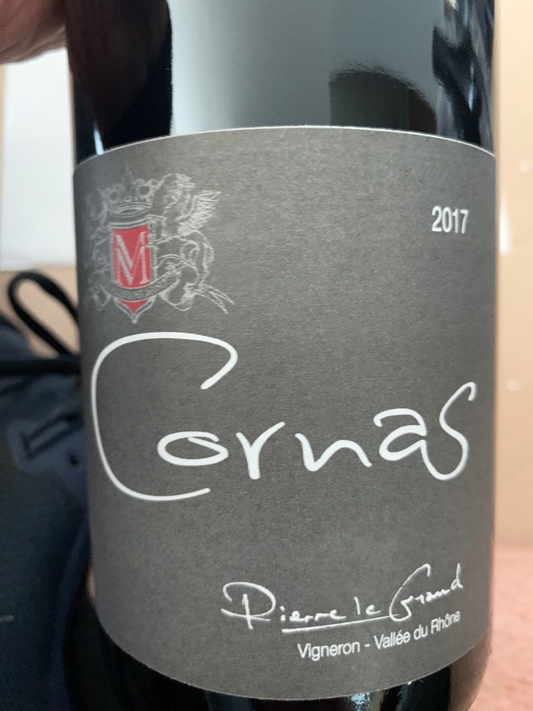 2017 Pierre Le Grand Cornas, France, Rhône, Northern Rhône, Cornas ...