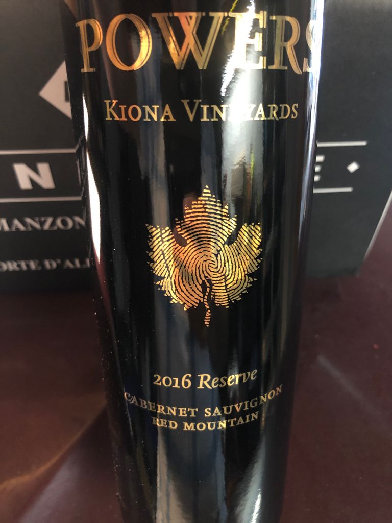 2017 Powers Cabernet Sauvignon Reserve Kiona Vineyards, USA, Washington ...