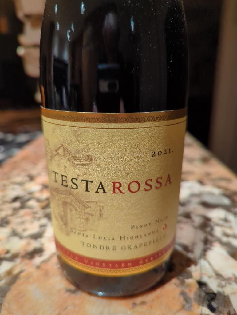 2021 Testarossa Pinot Noir Tondré Grapefield, USA, California, Central ...