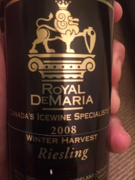 2002 Royal DeMaria Riesling Icewine, Canada, Ontario, Niagara Peninsula ...