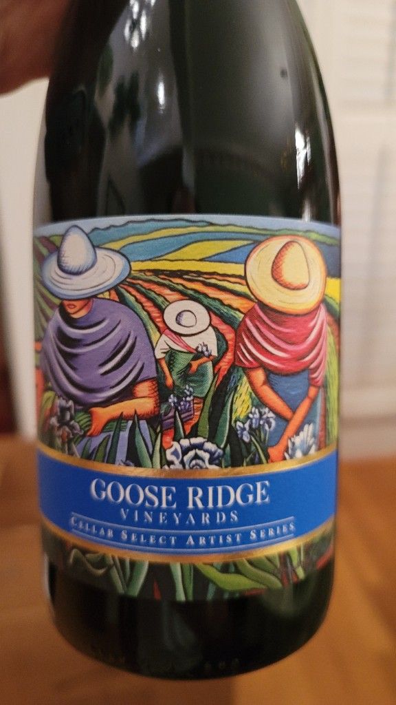 2021 Goose Ridge Vineyards Cellar Select Artist Series "Iris", USA ...