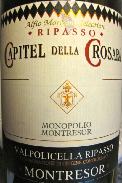 2010 Giacomo Montresor Ripasso della Valpolicella Capitel della Crosara ...