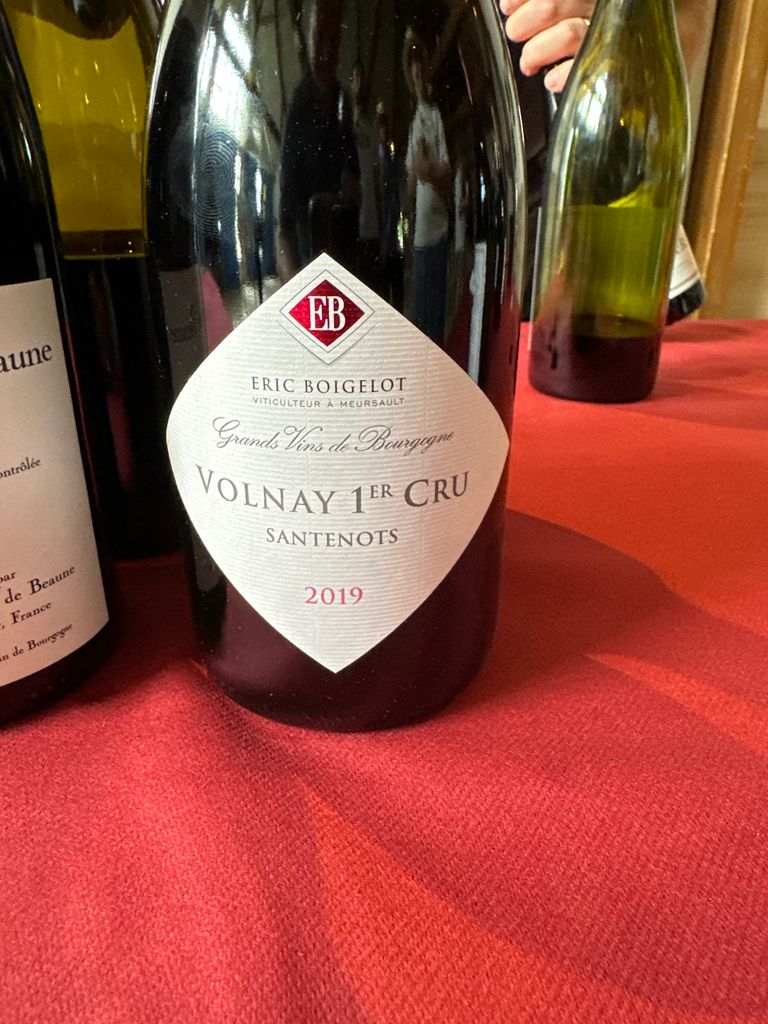 2019 Eric Boigelot Volnay 1er Cru Santenots, France, Burgundy, Côte de ...