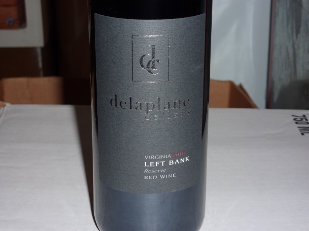 2010 Delaplane Cellars Left Bank, USA, Virginia, Northern Virginia ...