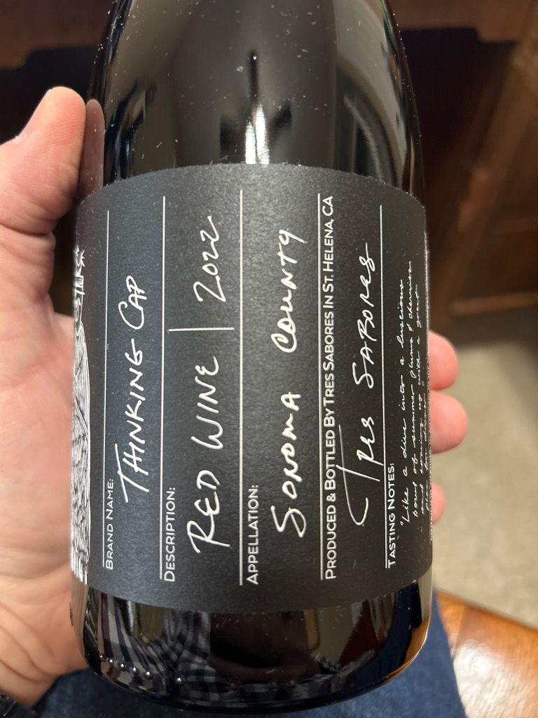 2022 Tres Sabores Thinking Cap, USA, California, Sonoma County ...