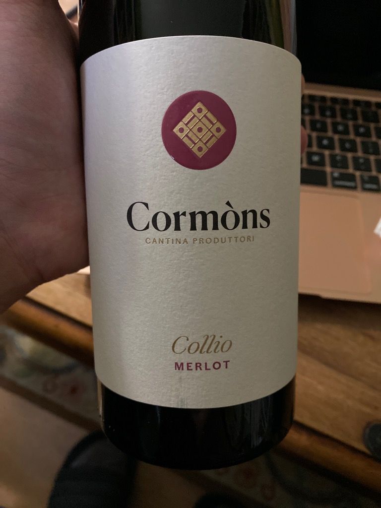2020 Cantina Produttori Cormons Merlot, Italy, Friuli-Venezia Giulia ...
