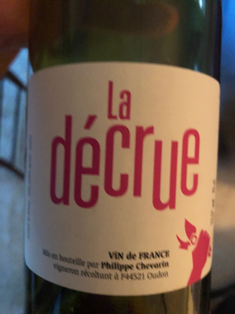 2020 Philippe Chevarin La Décrue, France, Loire Valley - CellarTracker