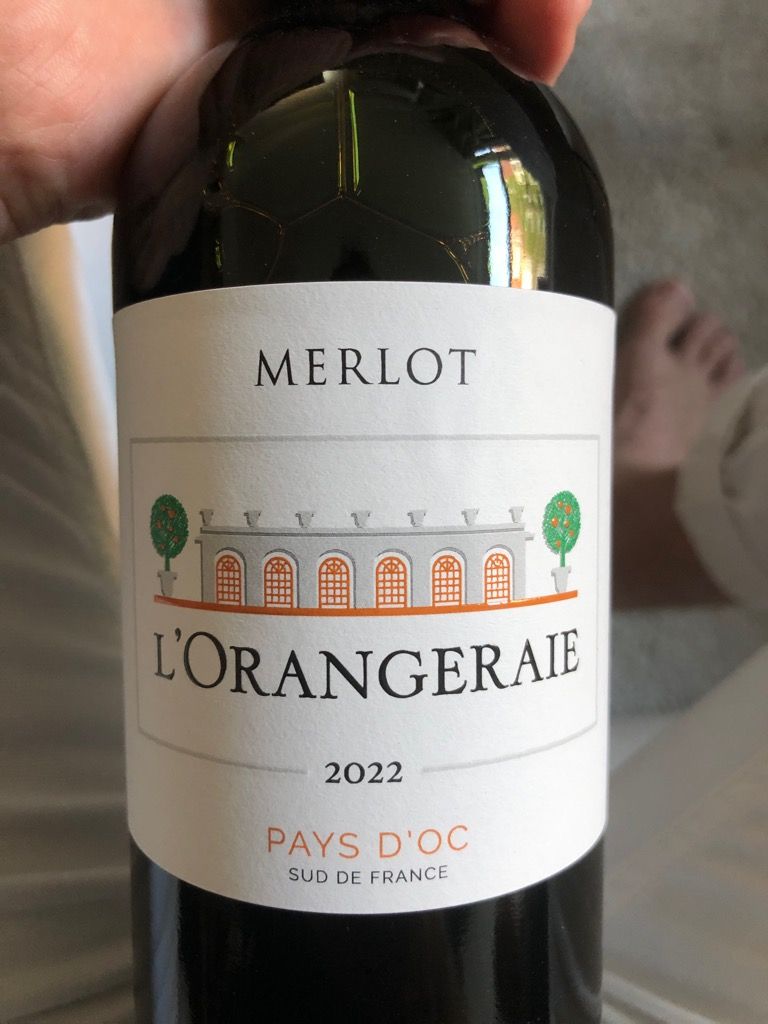 2022 L'Orangeraie Merlot, France, Languedoc Roussillon, Vin de Pays d ...