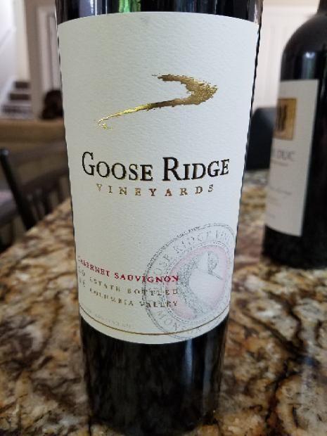 2016 Goose Ridge Vineyards Cabernet Sauvignon, USA, Washington ...