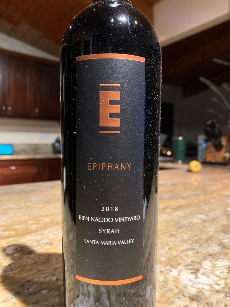 2018 Epiphany Syrah Bien Nacido Vineyard, USA, California, Central ...