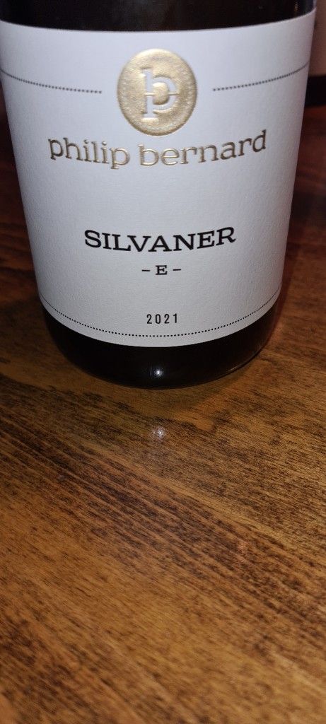 2021 Philip Bernard Silvaner - E -, Germany, Franken - CellarTracker