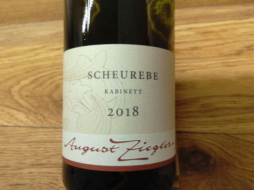 2018 Weingut August Ziegler Scheurebe Kabinett, Germany, Pfalz - CellarTracker