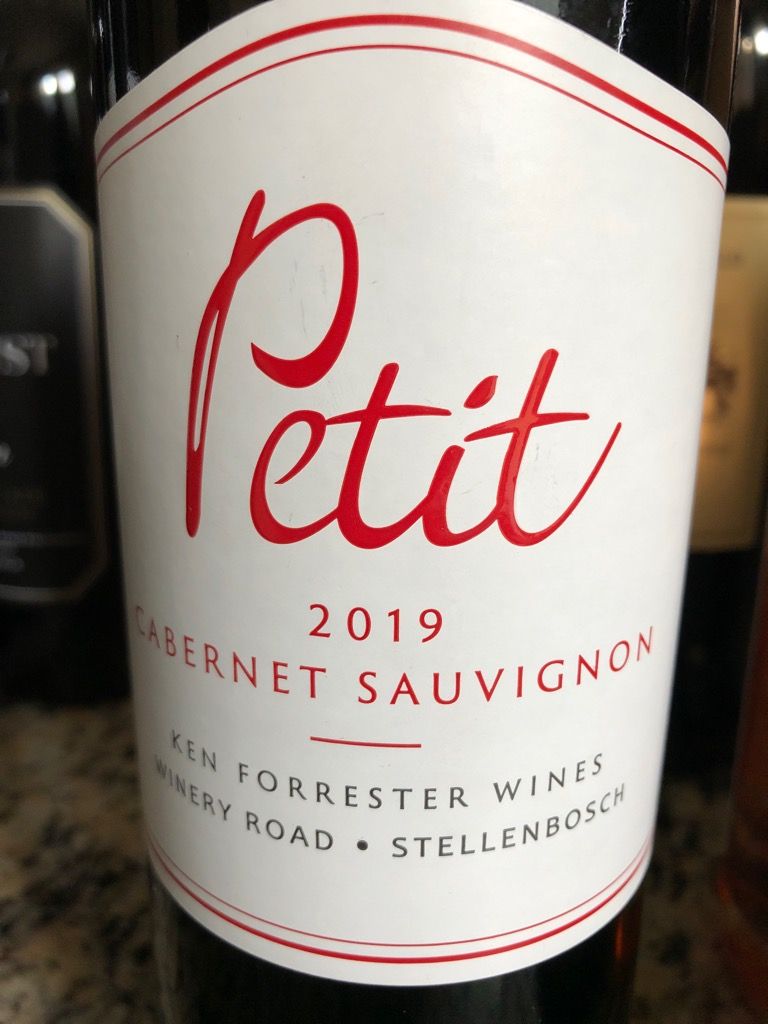 2023 Ken Forrester Petit Cabernet Sauvignon Merlot, South Africa ...