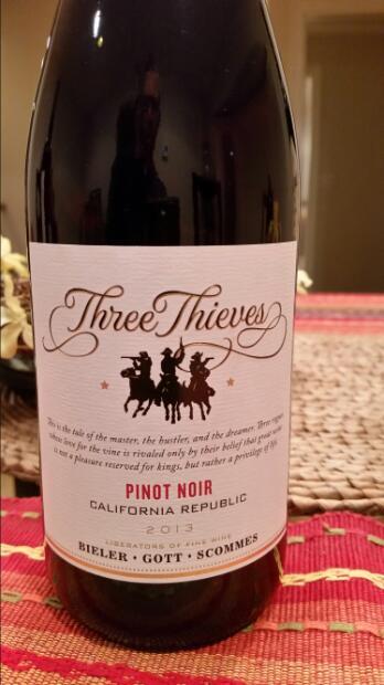 2013 Three Thieves Pinot Noir, USA, California - CellarTracker