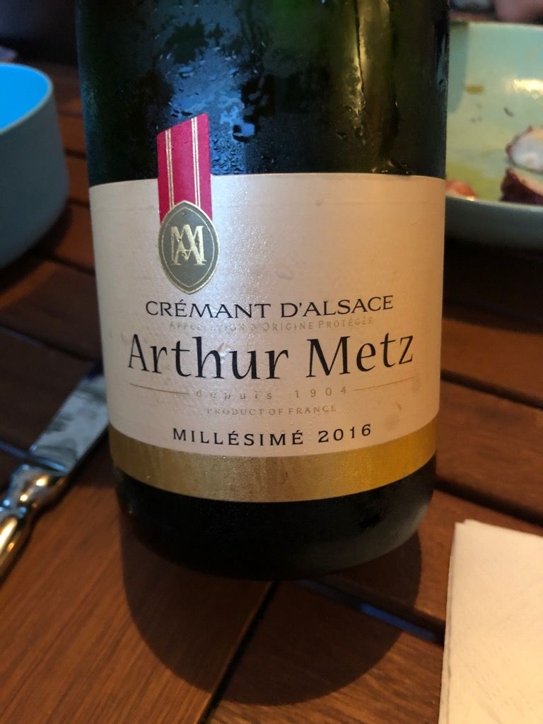 2016 Arthur Metz Crémant d'Alsace Brut Millésimé, France, Alsace ...