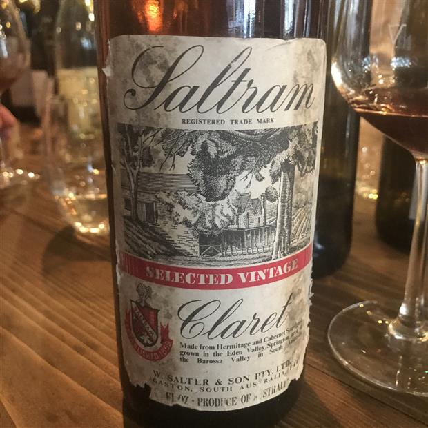 1970 Saltram Claret, Australia, South Australia, Barossa, Barossa ...