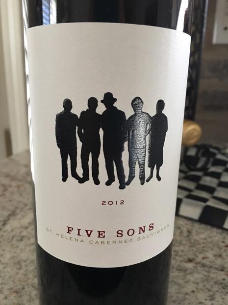 2011 Five Sons Cabernet Sauvignon, USA, California, Napa Valley, St ...