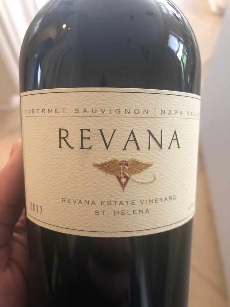 2017 Revana Cabernet Sauvignon Revana Estate Vineyard, USA, California ...