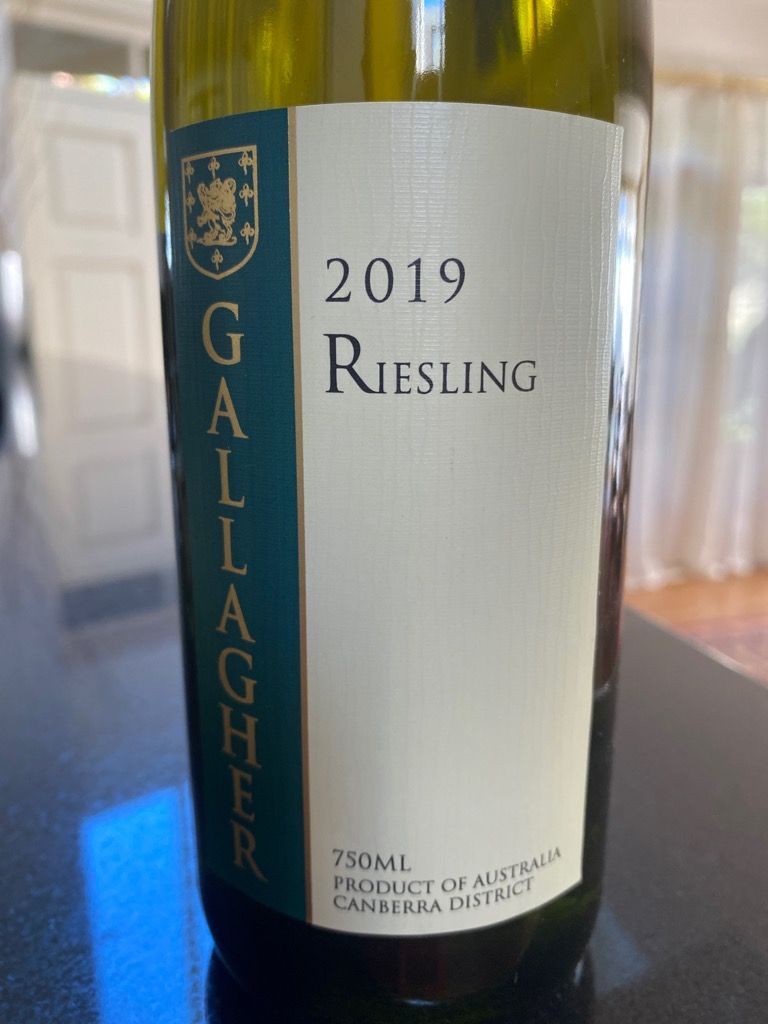 2023 Gallagher Riesling, Australia, New South Wales, Southern New South ...