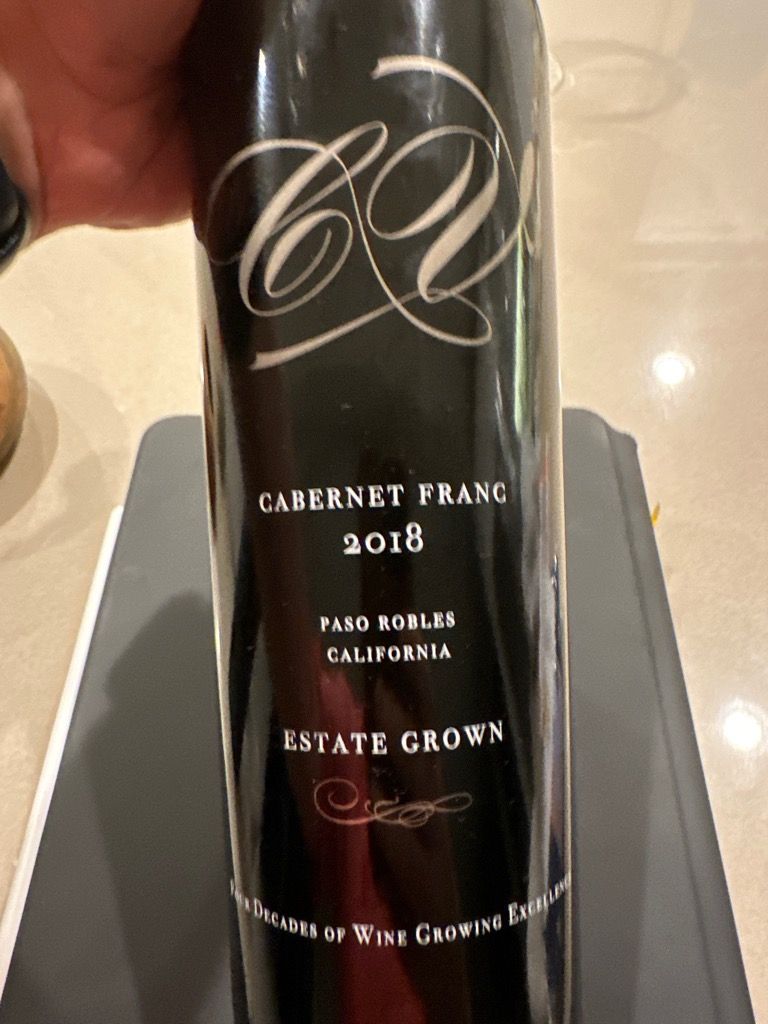 2018 Broken Earth Winery Cabernet Franc CV Reserve, USA, California ...