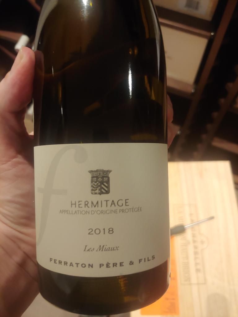 2018 Ferraton Père & Fils Hermitage Blanc Les Miaux, France, Rhône ...