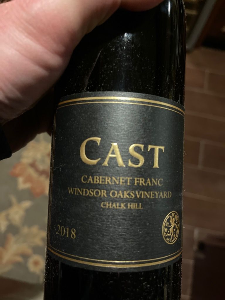 2019 Cast Wines Cabernet Franc, USA, California, Sonoma County, Chalk ...