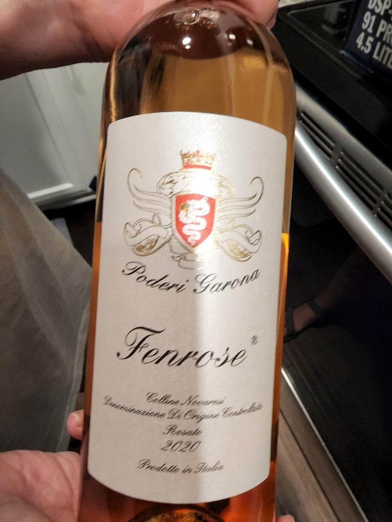 2020 Poderi Garona Colline Novaresi Fenrose, Italy, Piedmont, Northern ...