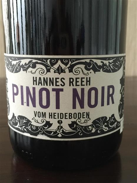 2014 Hannes Reeh Pinot Noir Vom Heideboden, Austria, Burgenland ...