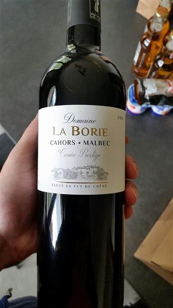 2018 Domaine La Borie Cahors Cuvée Prestige, France, Southwest France ...