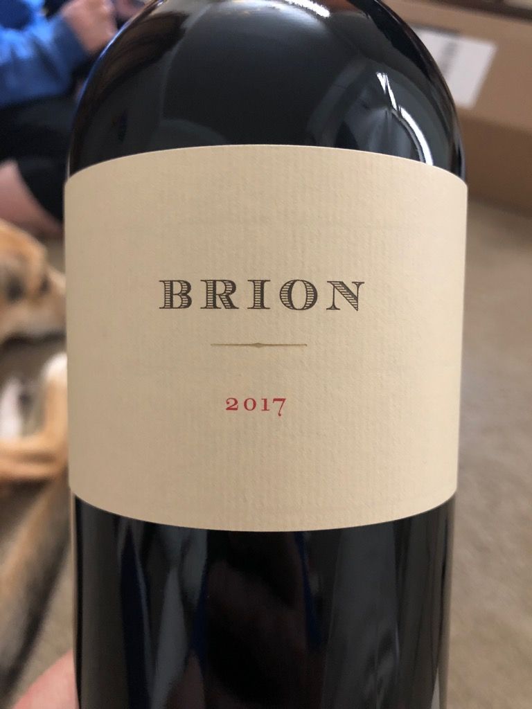 2019 Brion Cabernet Sauvignon Caldwell Vineyard, USA, California, Napa ...
