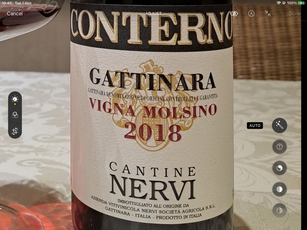 2019 Nervi-Conterno Gattinara Vigna Molsino, Italy, Piedmont, Northern Piedmont, Gattinara ...