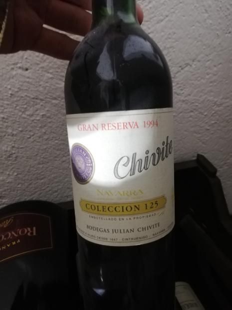 1995 Bodegas Julián Chivite Navarra Coleccion 125, Spain, Navarra ...