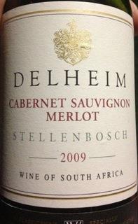 1999 Delheim Cabernet-Merlot, South Africa, Coastal Region ...