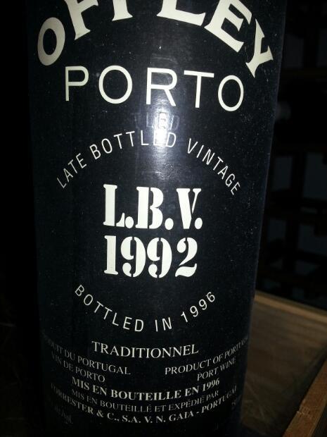 1992 Offley Porto Late Bottled Vintage, Portugal, Douro, Porto ...