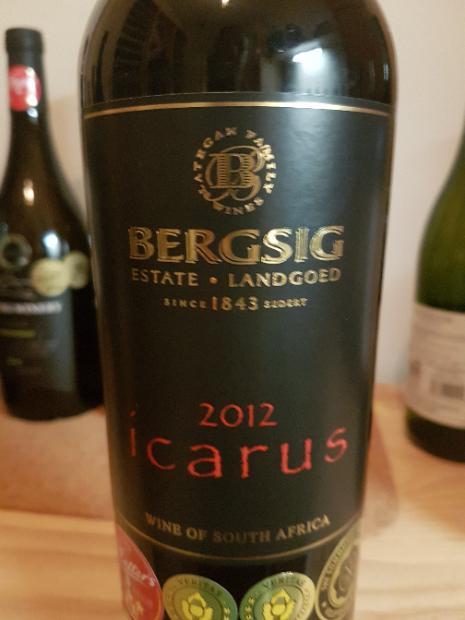 2011 Bergsig Estate Icarus Red, South Africa, Breede River Valley ...