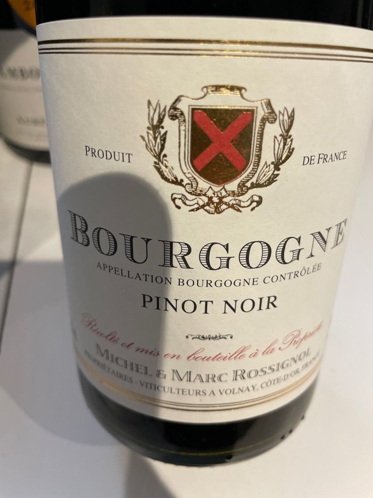 2018 Michel et Marc Rossignol Bourgogne, France, Burgundy, Bourgogne ...