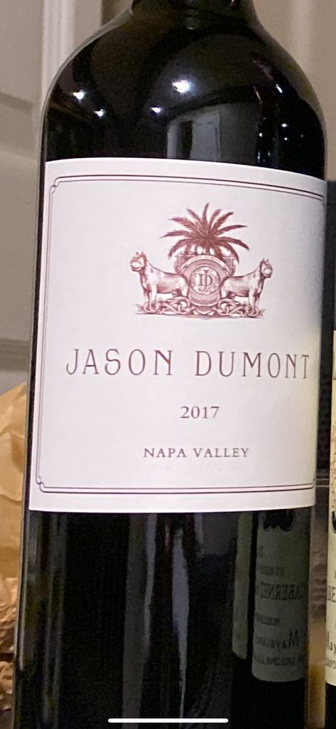 2017 Jason Dumont Cabernet Sauvignon Napa Valley Red Wine Houyi ...