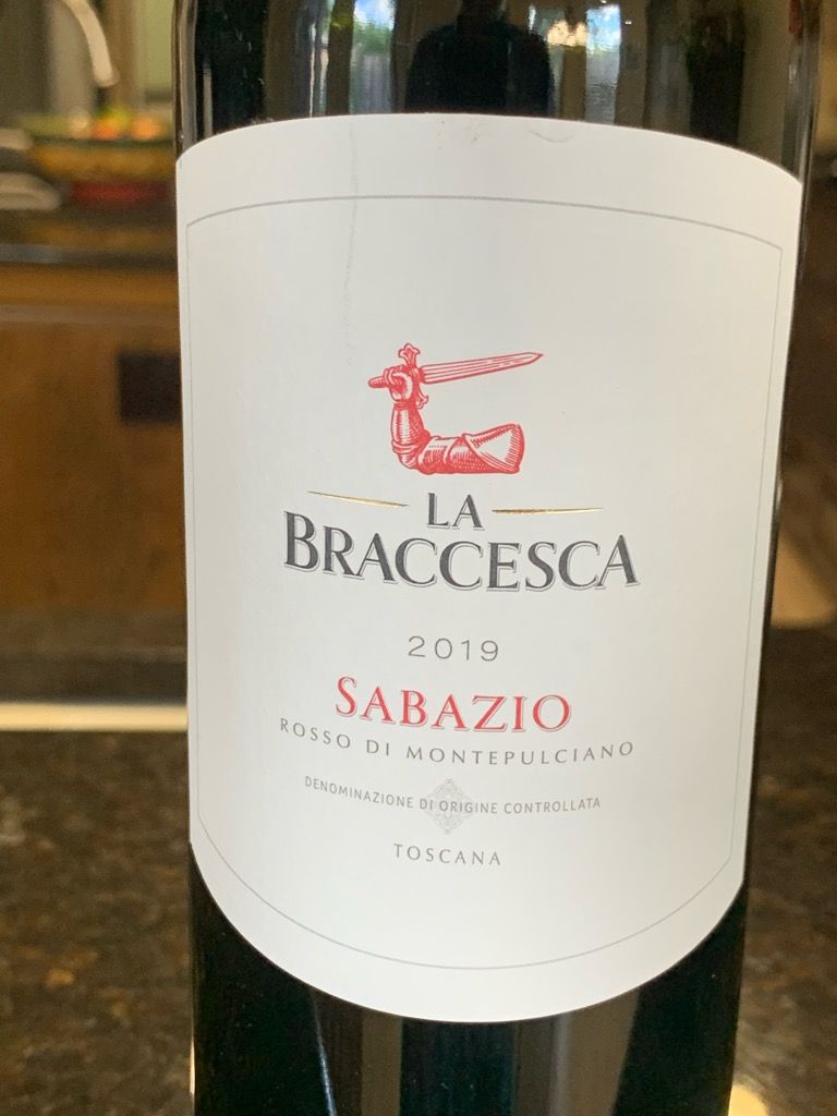 2019 La Braccesca (Antinori) Rosso di Montepulciano Sabazio, Italy ...