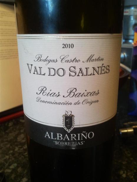 2011 Bodega Castro Martin Rías Baixas Val do Salnés, Spain, Galicia ...