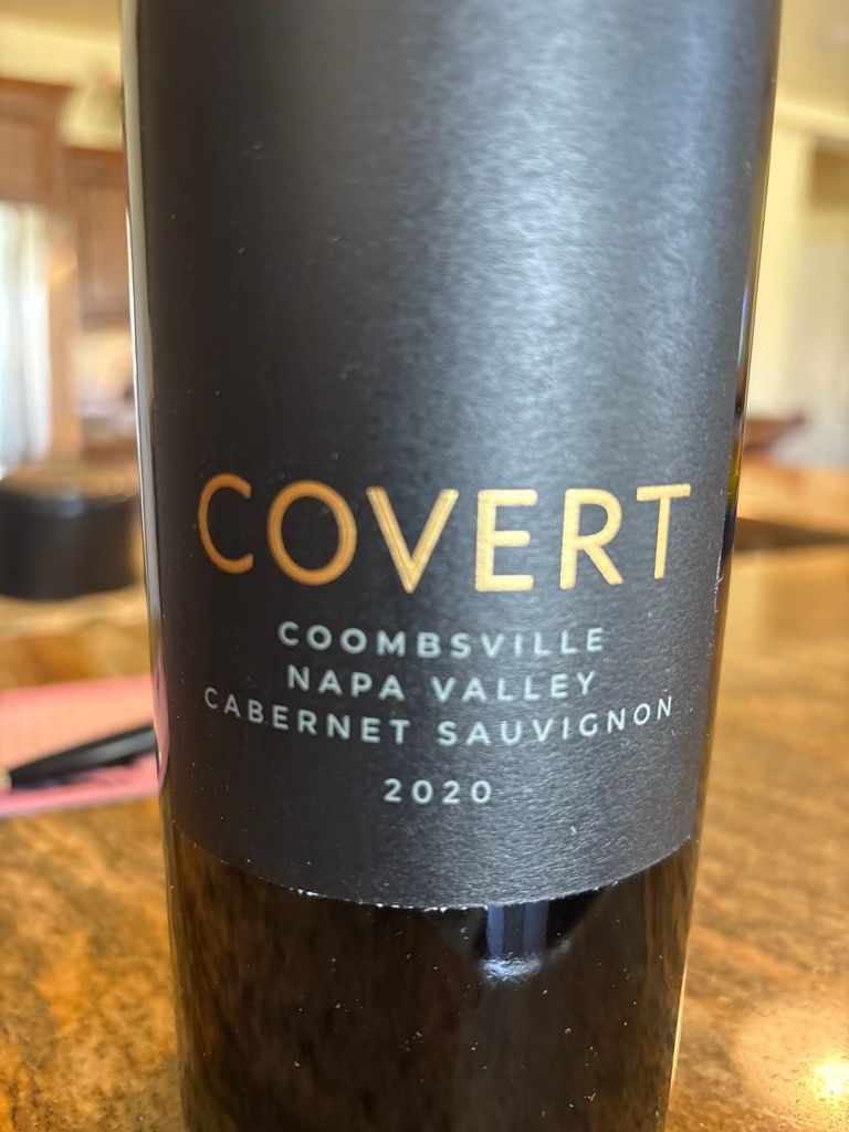 2020 Covert Estate Cabernet Sauvignon Black Label, USA, California ...