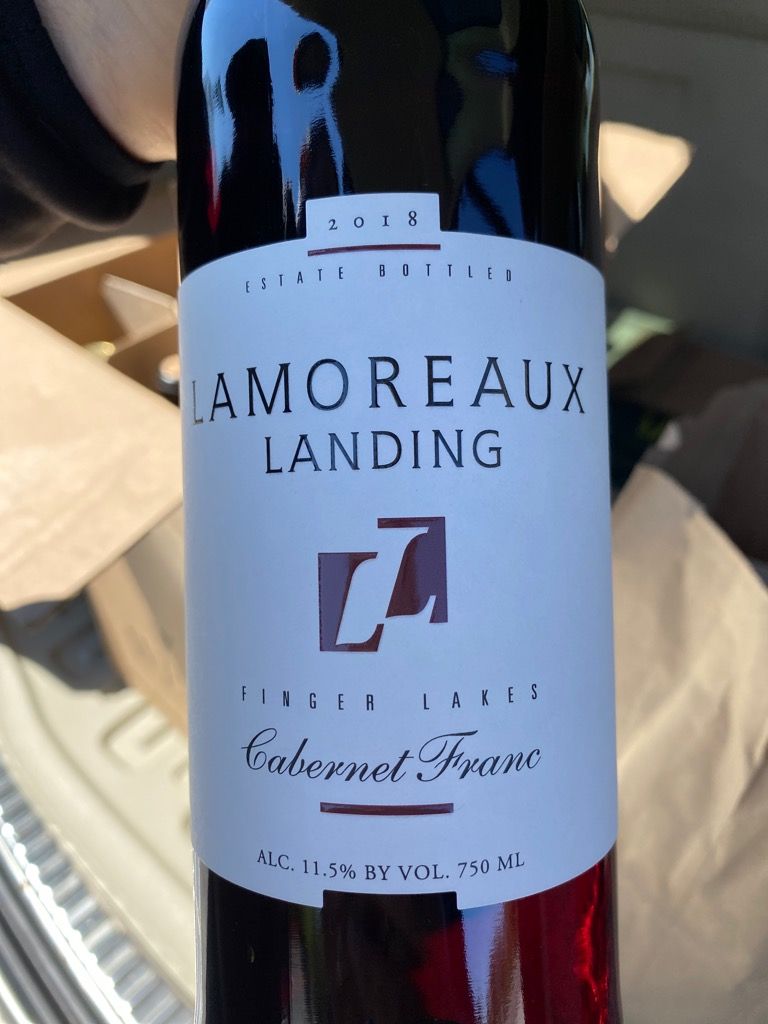 2018 Lamoreaux Landing Cabernet Franc, USA, New York, Finger Lakes ...