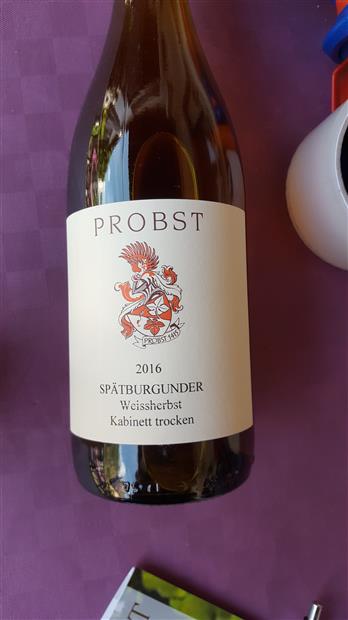 2016 Reiner Probst Achkarrer Schlossberg Spätburgunder Weißherbst ...