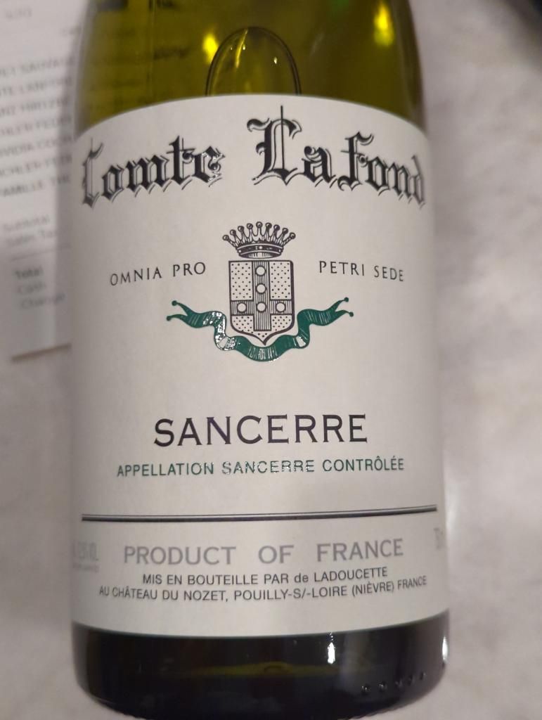 2020 de Ladoucette Sancerre Rouge Comte Lafond, France, Loire Valley ...