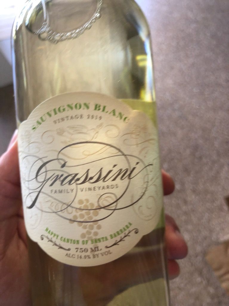 2019 Grassini Family Vineyards Sauvignon Blanc, USA, California ...