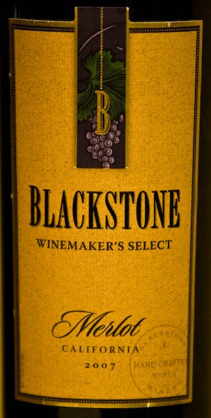 2007 Blackstone Winery Merlot Winemaker's Select, USA, California ...